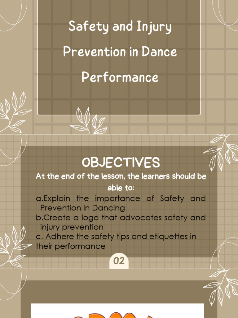 Safety and Injury Prevention PE3 | PDF | Dances | Musculoskeletal System
