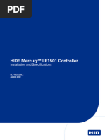 PLT 07611 A.3 Mercury MP1502 Controller Installation and Specifications ...