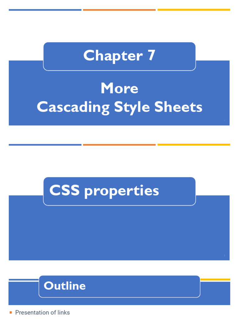 Chapter 7 CSS - v1 | PDF | Human Communication | Communication Design