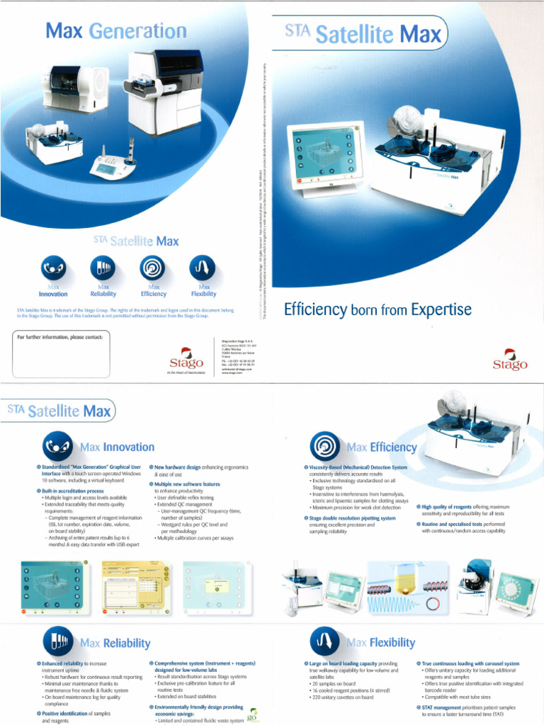 Sta Satellite Max Brochure | PDF