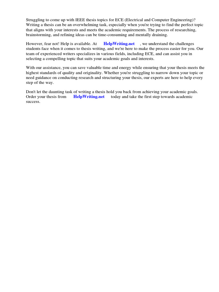 Ieee Thesis Topics For Ece | PDF | Computer Network | Wireless Ad Hoc Network