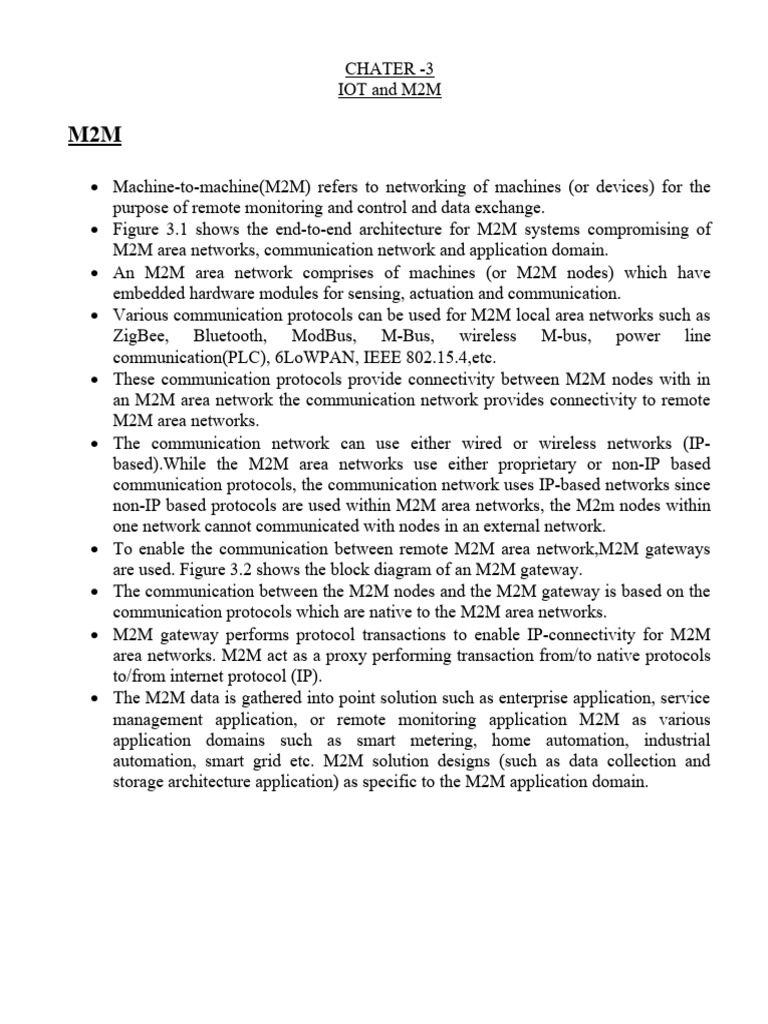 Iot 3rd Ut | PDF | Computer Network | Internet Of Things