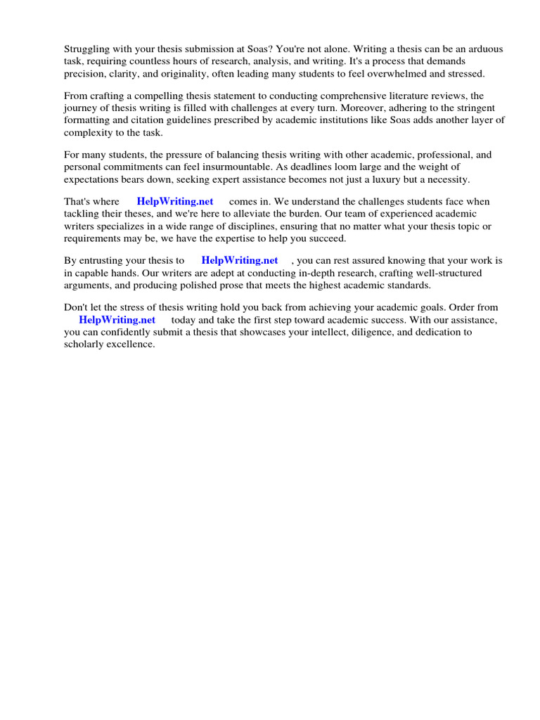 Soas Thesis Submission | PDF | Thesis | Grid Computing