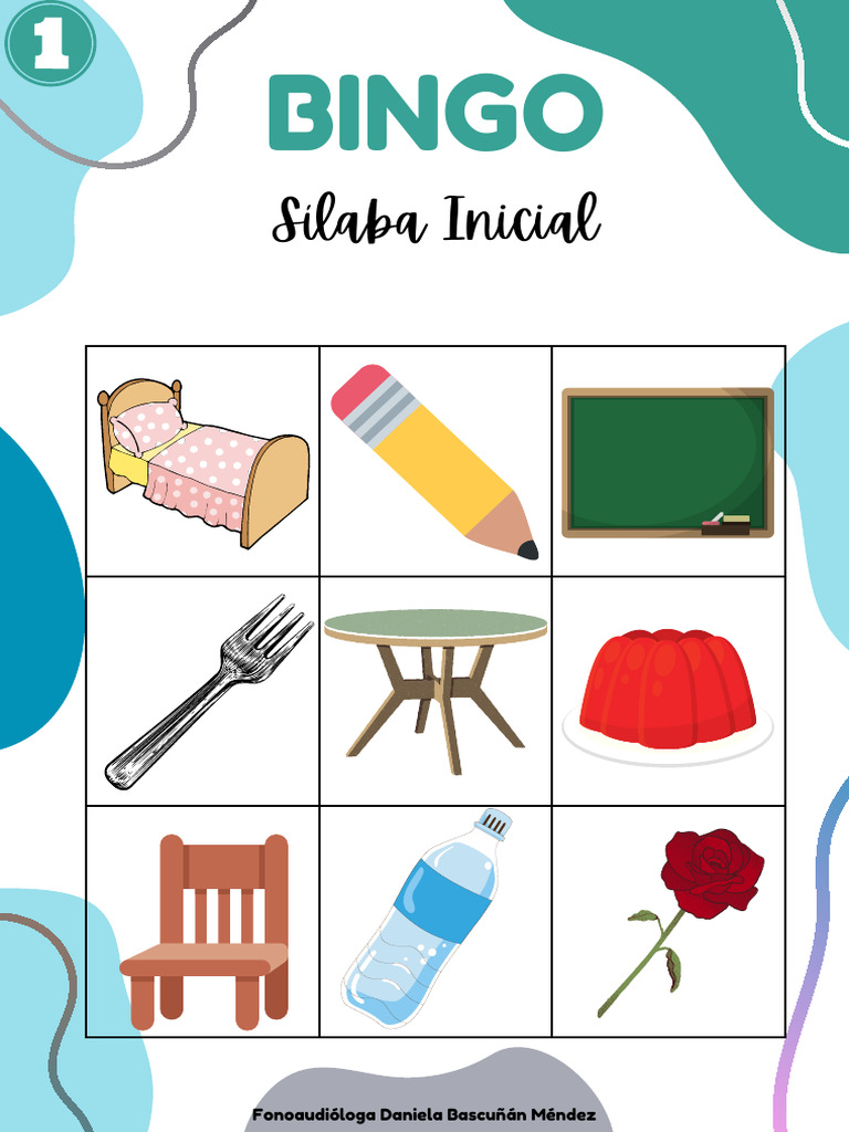 Bingo Sílaba Inical | PDF
