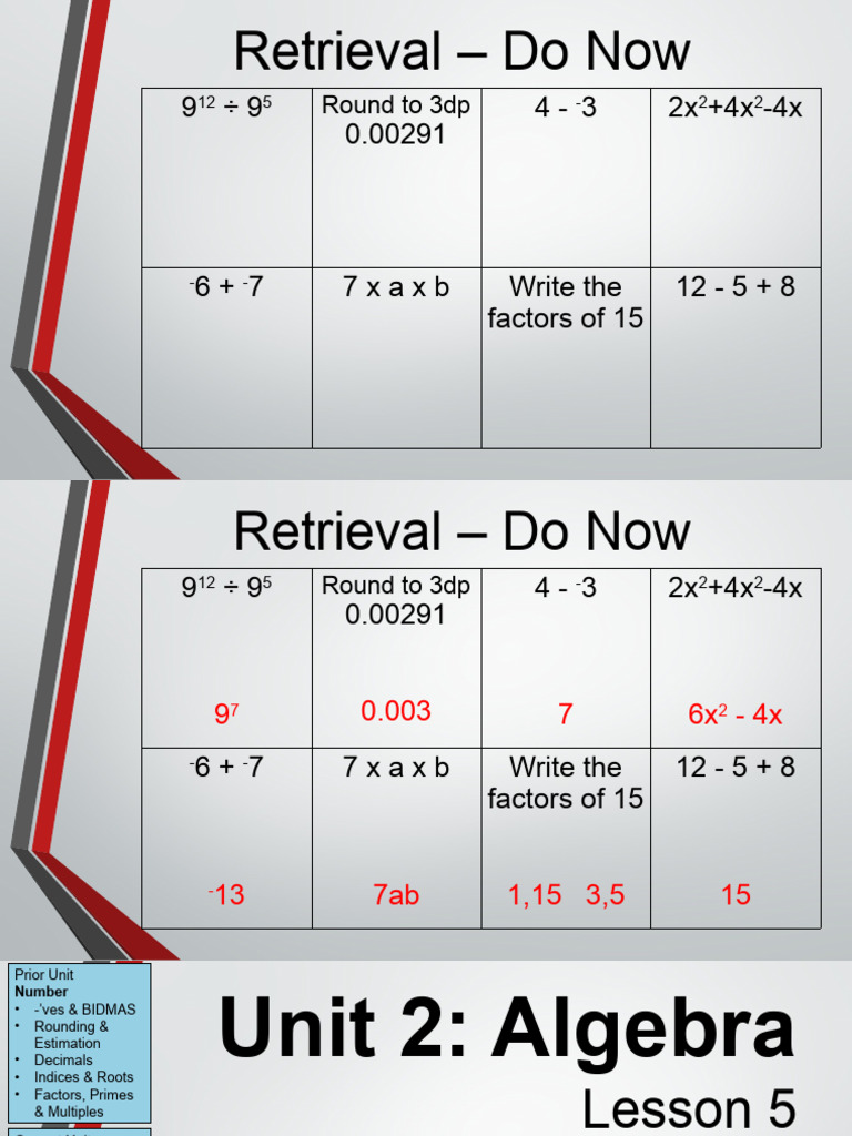 Lesson 5 Multiplying | PDF | Factorization | Algebra