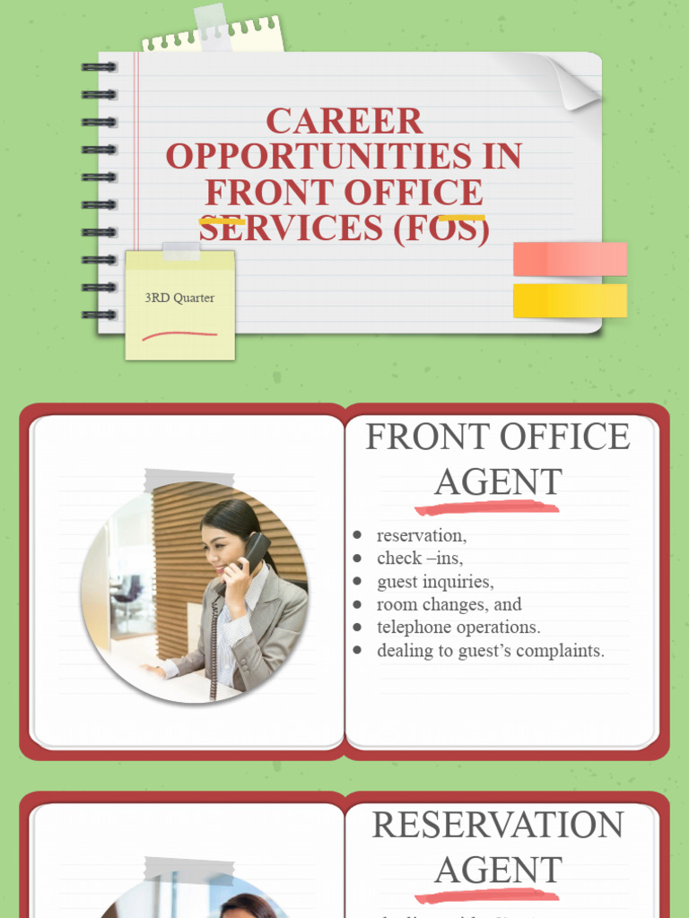 Career Opportunities in FOS | PDF