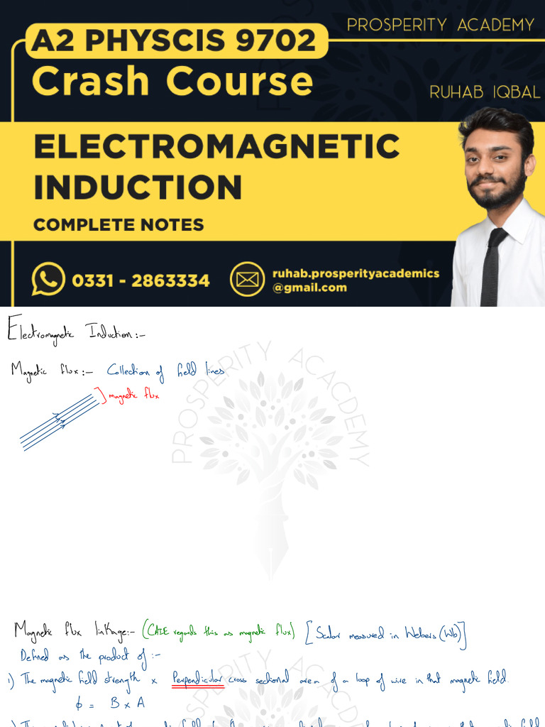 Electromagnetic Induction | PDF