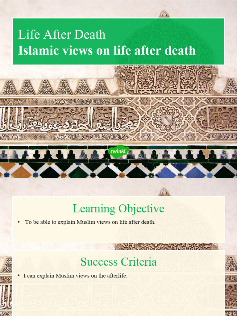 Re Islam and Life After Death.ppt | PDF