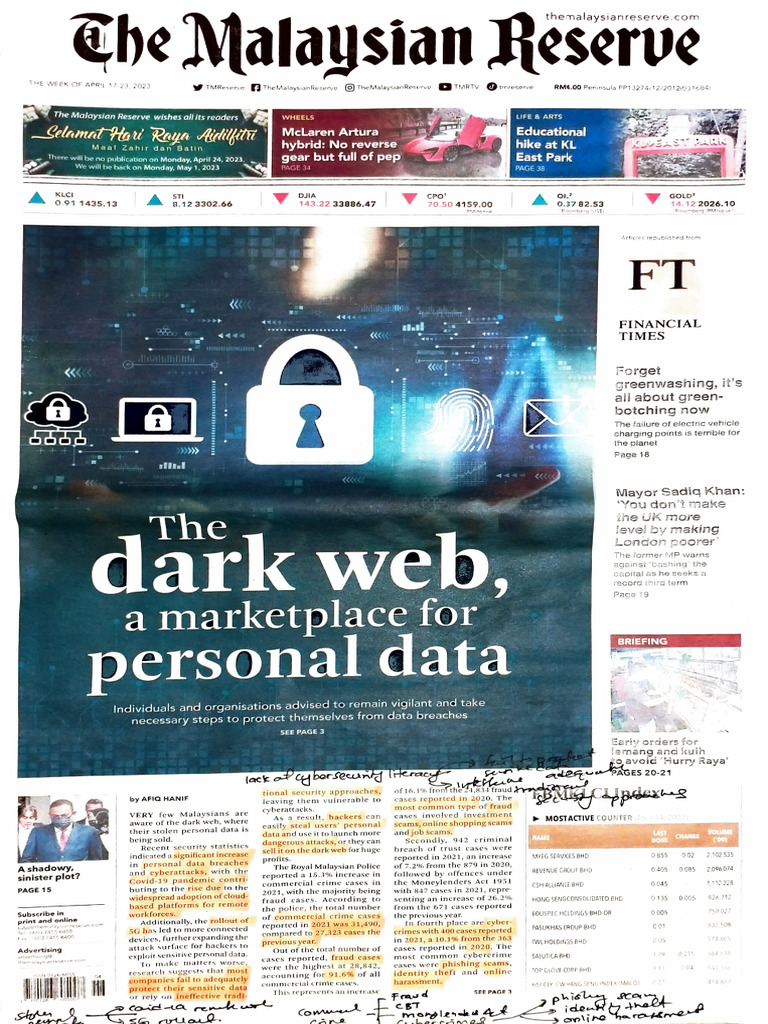 All About Cyber Security in Malaysia - Malaysian Reserve | PDF