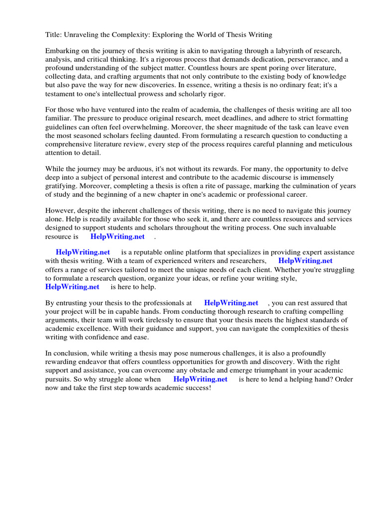 Famous Thesis Examples | Download Free PDF | Gross Domestic Product ...