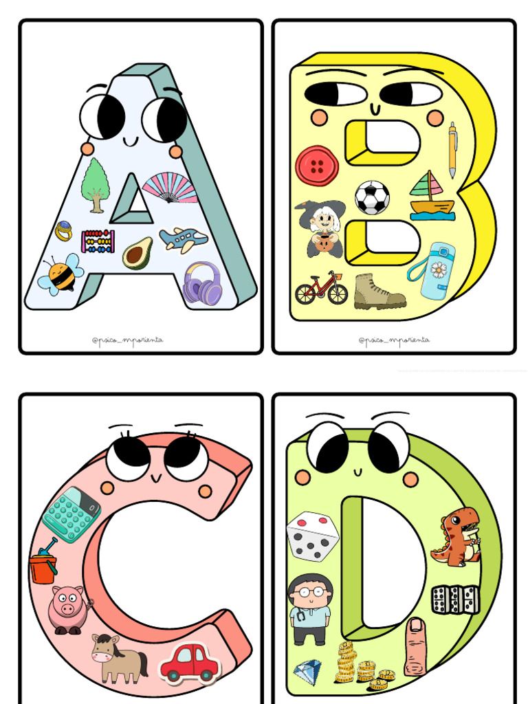 TARJETAS ABECEDARIO | PDF