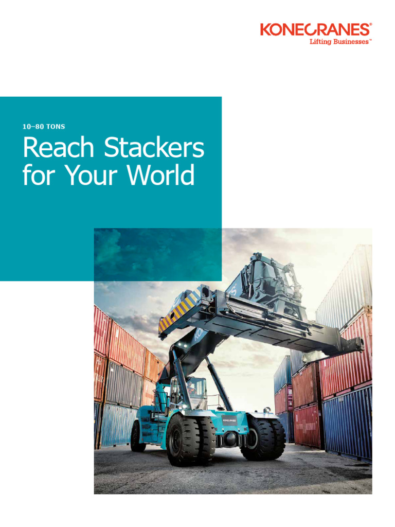 Konecranes Reachstacker Brochure 2019 EN 55292839 20.10.21 | PDF | Forklift | Truck