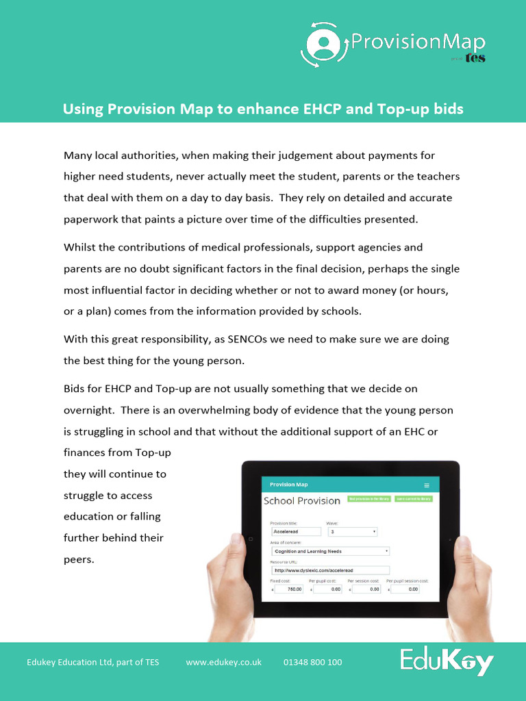How-to-use-Provision-Map-to-enhance-EHCP-and-Top-up-1 | PDF