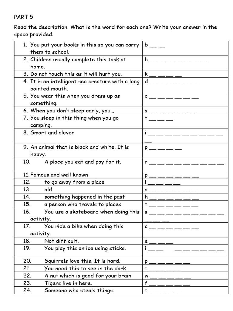 Year 4 Revision Uasa Spelling Part 5 | PDF