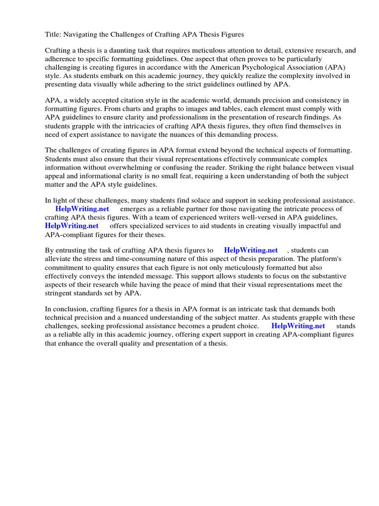 Apa Thesis Figures | PDF | Apa Style | Citation