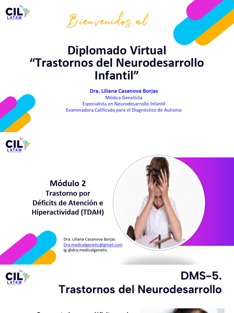TDN Módulo 2. Tdah Cil Latam | PDF | Desorden hiperactivo y deficit de atencion | Cerebro