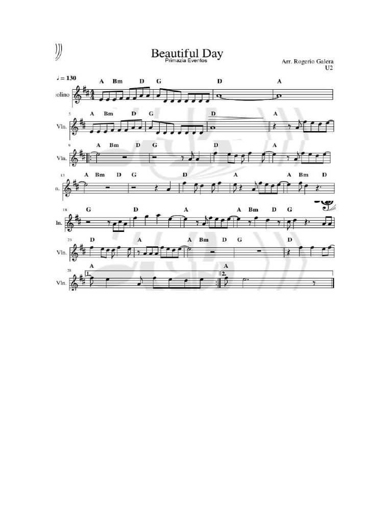 Beautiful Day | PDF