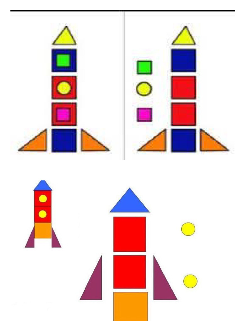 Figuri Geometrice Colaj | PDF