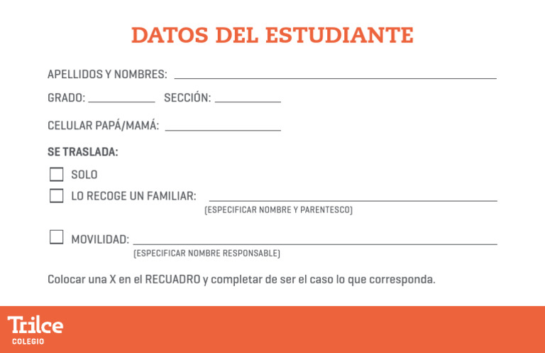 Carné-Datos Del Estudiante | PDF