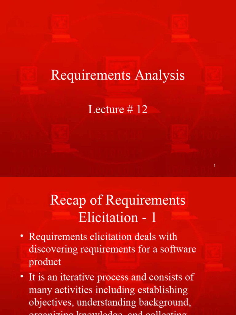 Vu Re Lecture 12 | PDF | Systems Science | Systems Theory