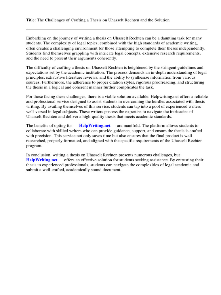 Thesis Uhasselt Rechten | PDF | Cognition | Learning