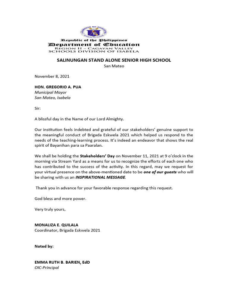 LETTER-TO-STAKEHOLDERS | PDF