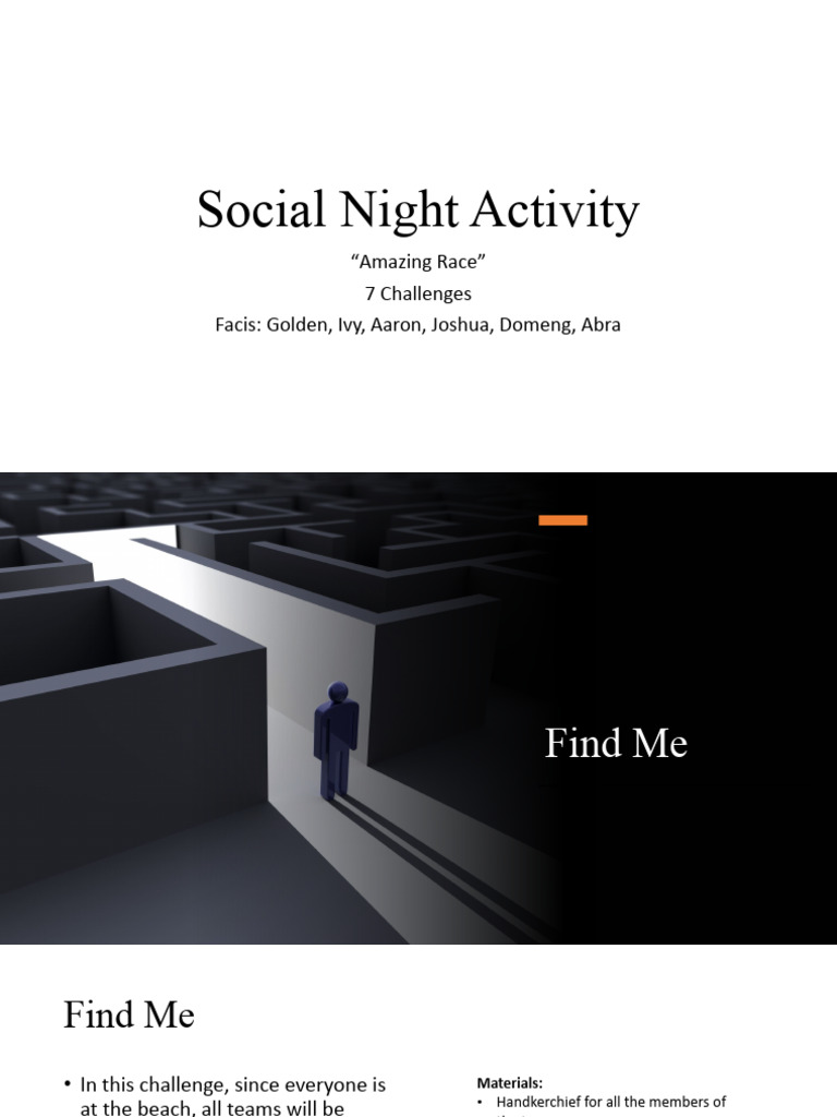 Social Night Games | PDF