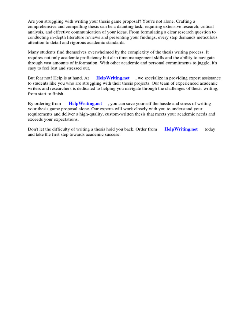 Thesis Game Proposal | PDF | Thesis | Artificial Intelligence Thesis Game Proposal | PDF | Thesis | Artificial Intelligence