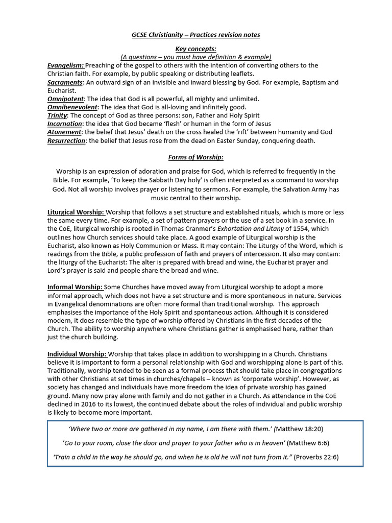 Topic Christian Practices | PDF | Eucharist | Baptism