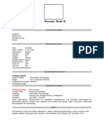 Philippine Resume Format Guide | PDF | File Format | Résumé