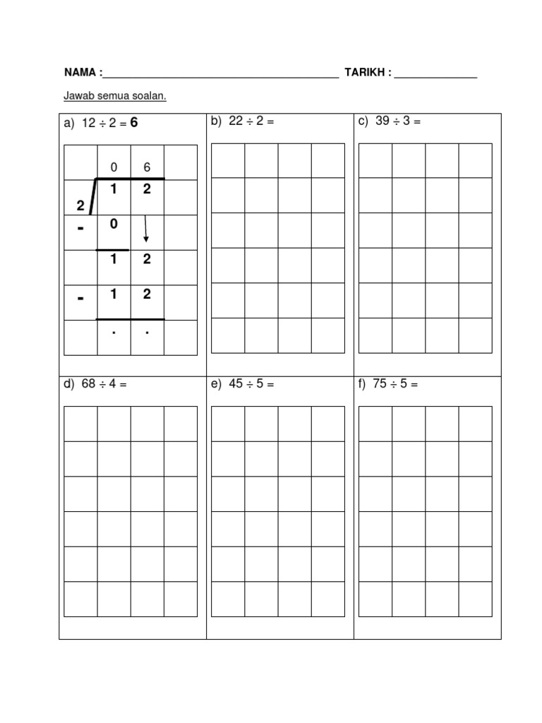 Bahagi Tahun 2 Bentuk Lazim 1 7 Converted Pdf