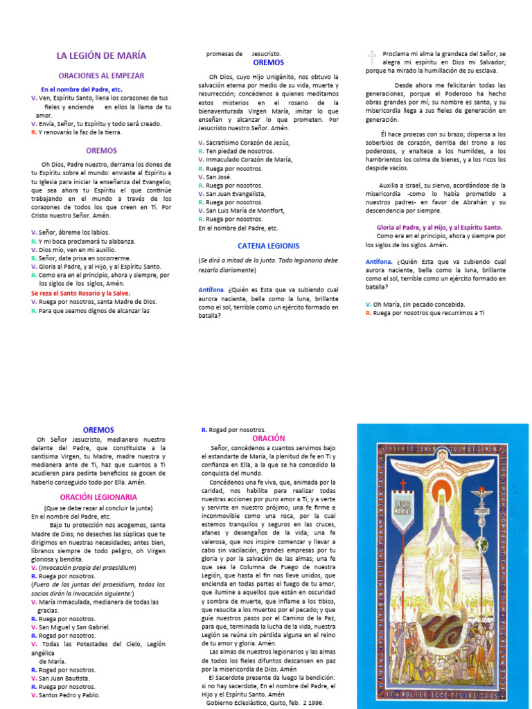 Catena Imprimir | Descargar gratis PDF | María, madre de Jesús | Oración