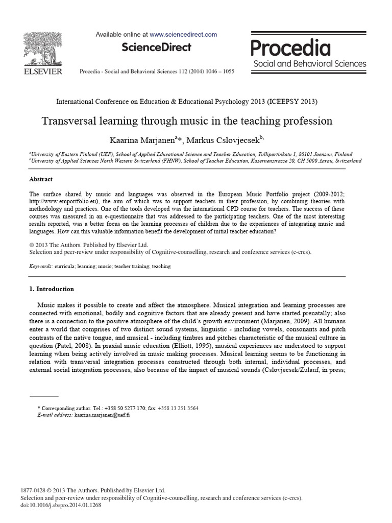 2 | PDF | Teachers | Learning