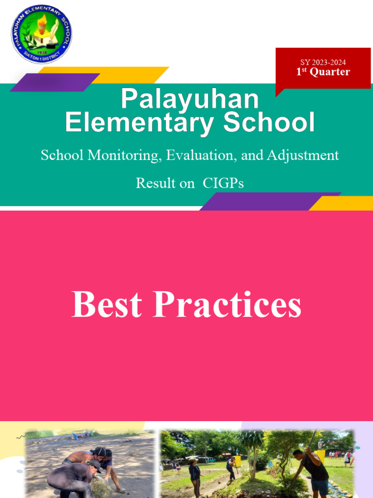Antulang ES Best Practices CIGPs Quarter 4 | PDF | Classroom ...