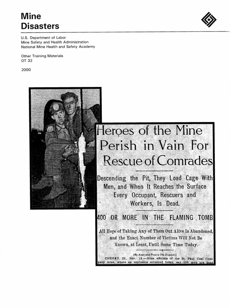 U.S. Mining Disasters Overview 1800-2000 | PDF | Minerals | Heavy Industry