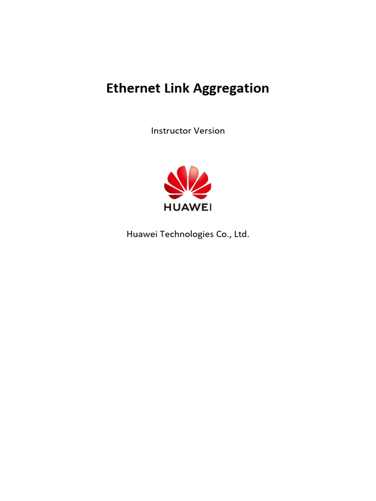 01 Compulsory Ethernet Link Aggregation Pdf Computer Network Computer Networking