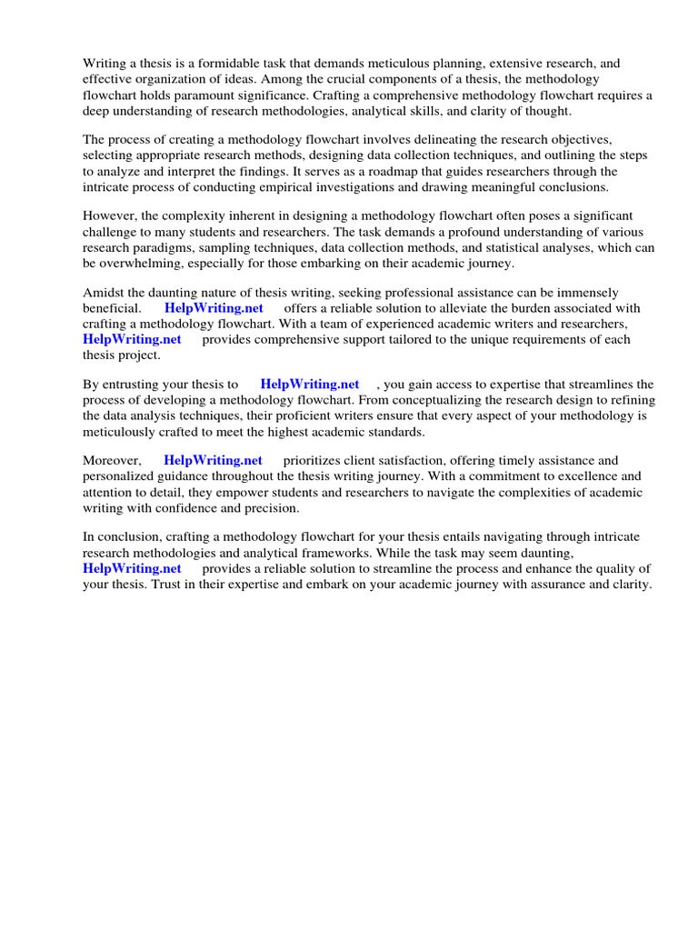 Thesis Methodology Flowchart | Download Free PDF | Methodology | Theory