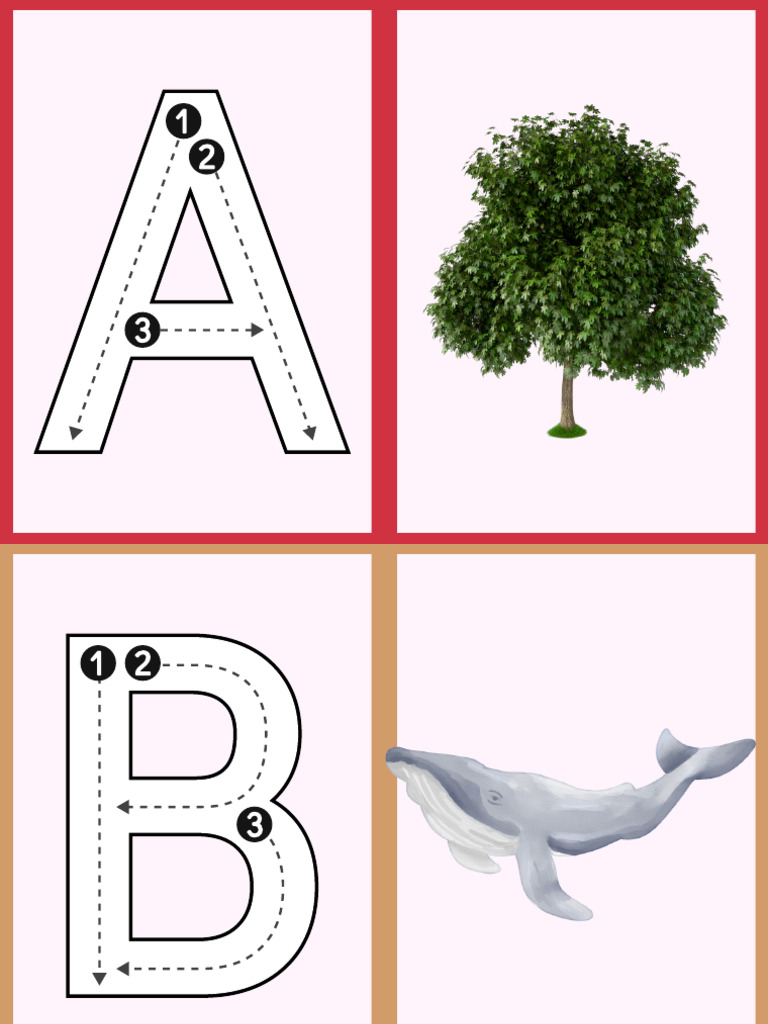 Flashcard Abecedario | PDF