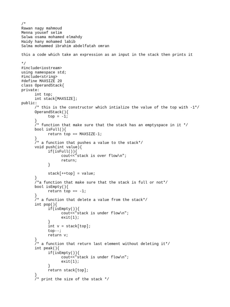 New Infix Pdf Notation Object Oriented Programming