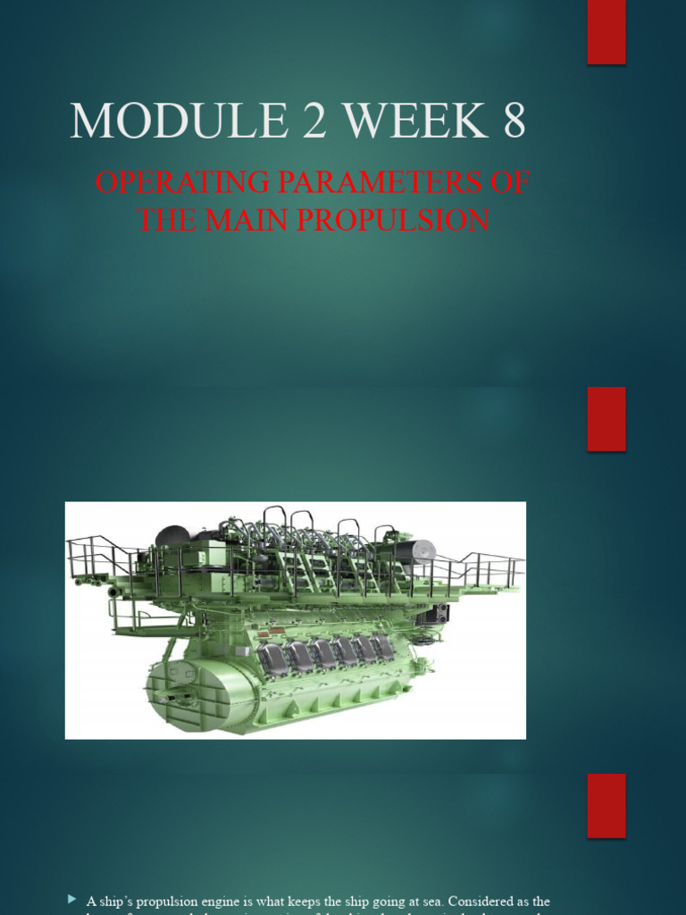 AUTO 2 Module 2 Week 8 | PDF | Marine Propulsion | Engines