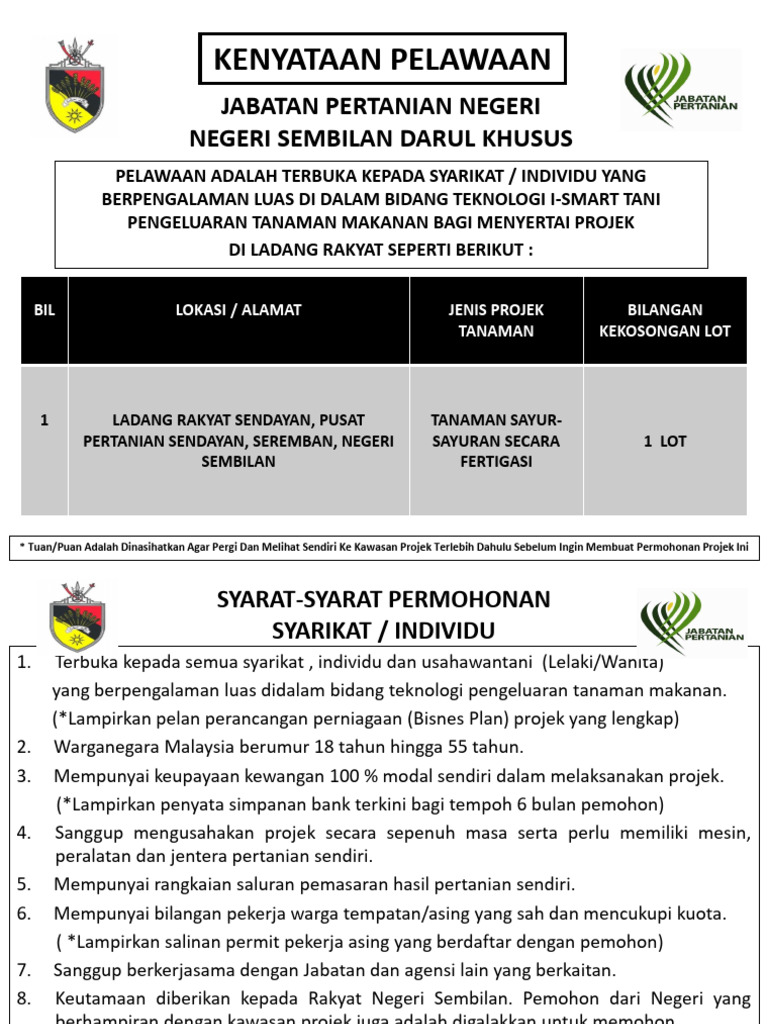 2024 Iklan Ladang Rakyat Seremban PDF | PDF