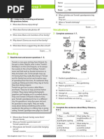 Teen Explorer 7, Unit 1 Test A Klucz Odpowiedzi | PDF