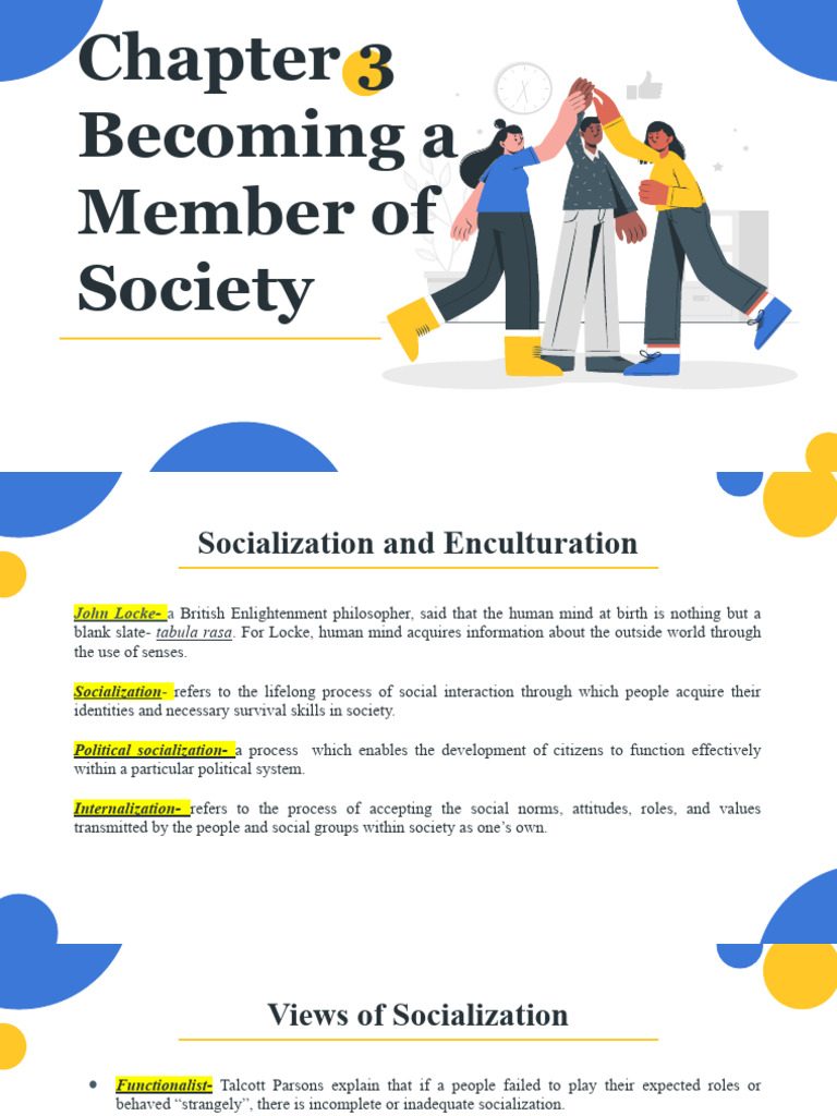 Socialization: Becoming a Society Member | PDF | Deviance (Sociology ...