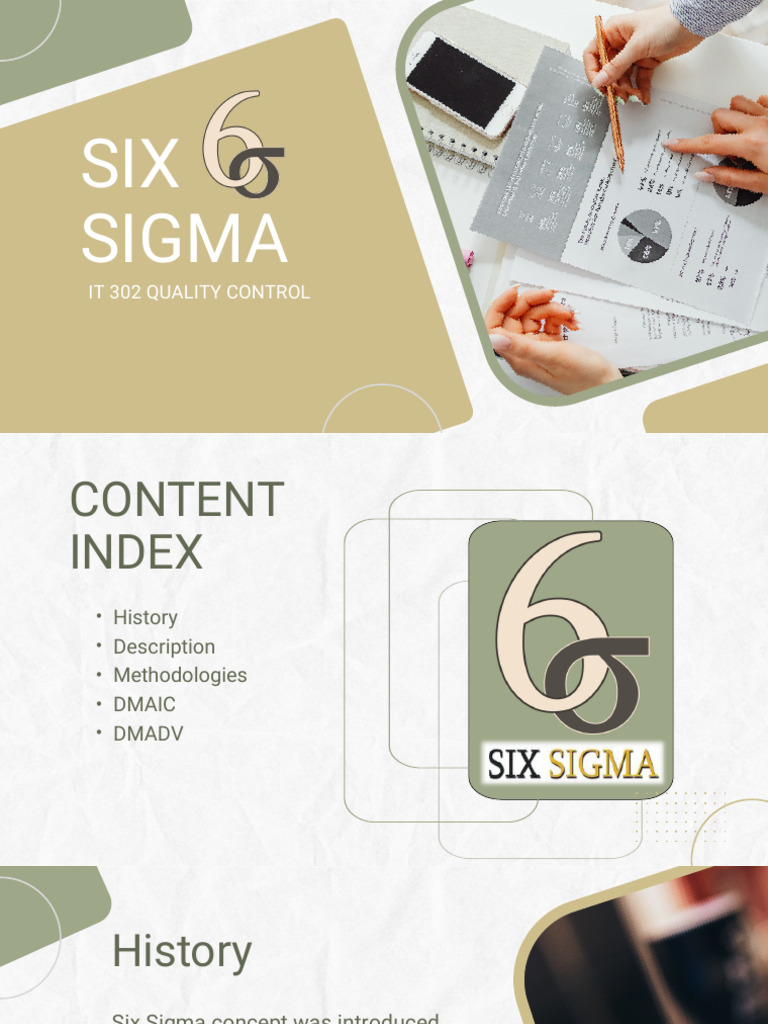 Six Sigma PPT5 | PDF | Six Sigma | Standard Deviation