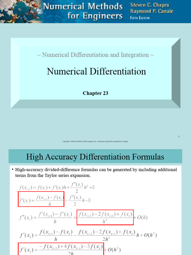 CHAP 23e | PDF | Finite Difference | Interpolation