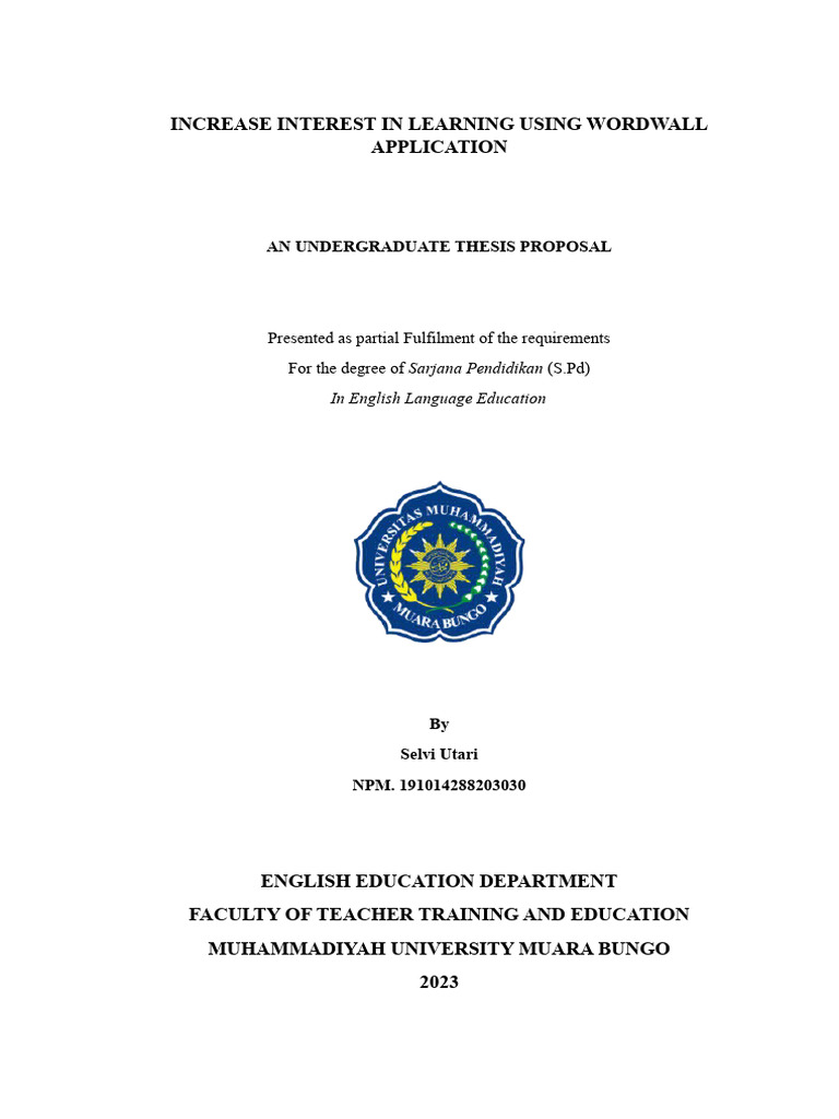 INCREASE INTEREST IN LEARNING USING WORDWALL APPLICATION (1) | PDF | Learning | Cognition