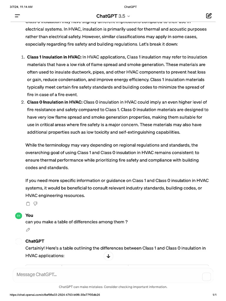 Perbedaan Class 0 & Class 1 Insulation Hvac2 | PDF