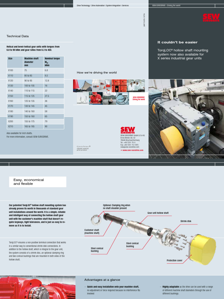 TORQLOC | PDF | Gear | Mechanical Engineering