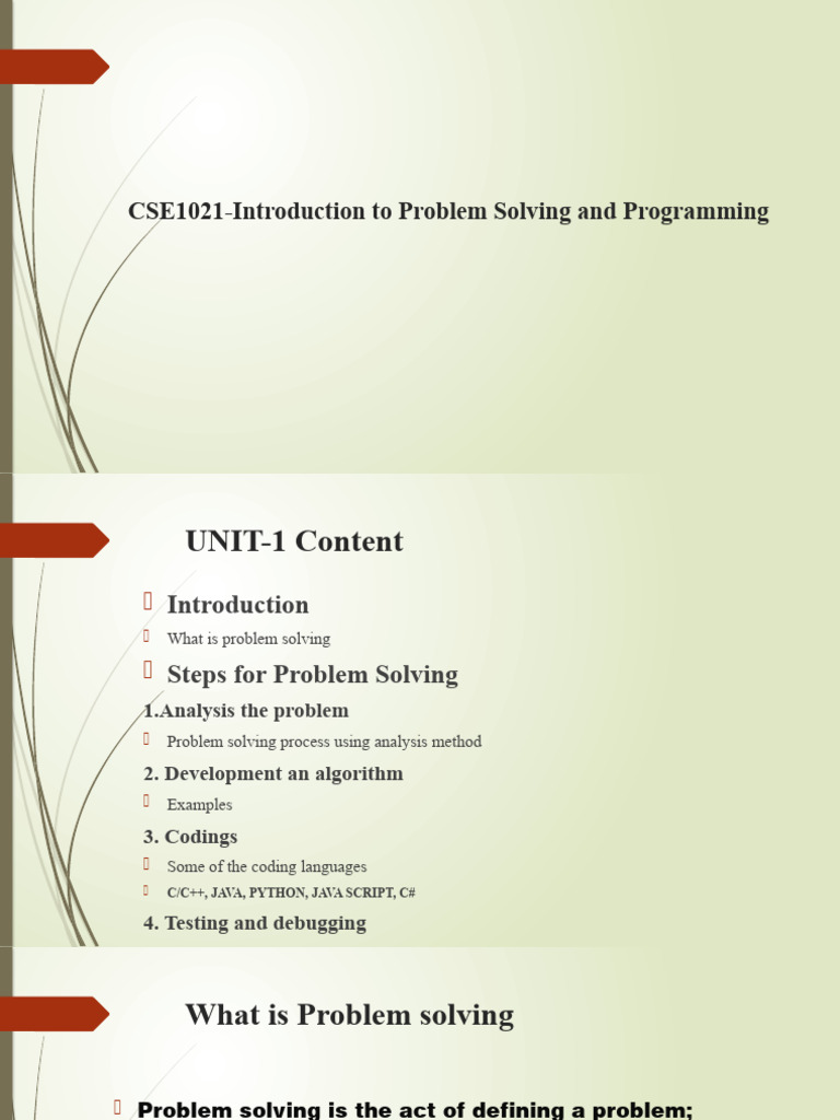 Lecture 1 | PDF | Computer Programming | Computer Program Lecture 1 | PDF | Computer Programming | Computer Program