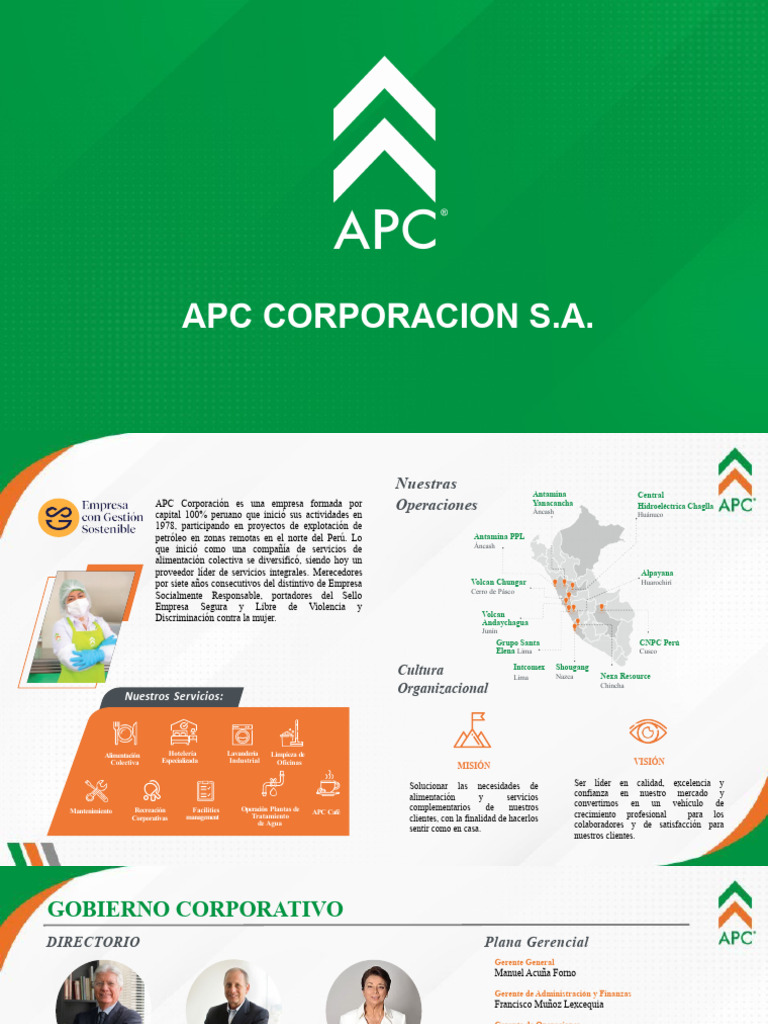 PPT Presentación APC General | PDF | Sustentabilidad | Business